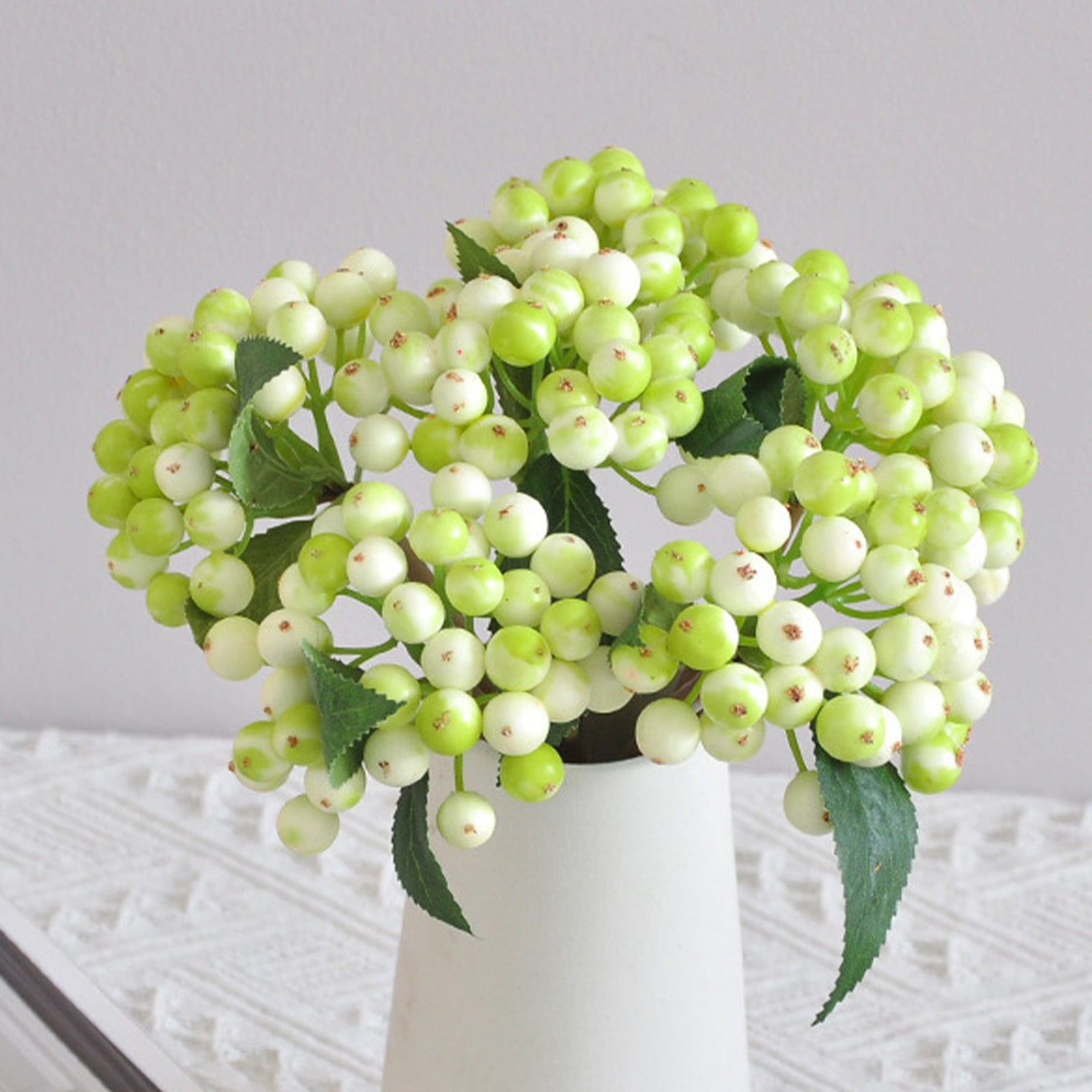 Artificial Blueberry Branch - Simulated Foam Berry Fruit Twig for ...