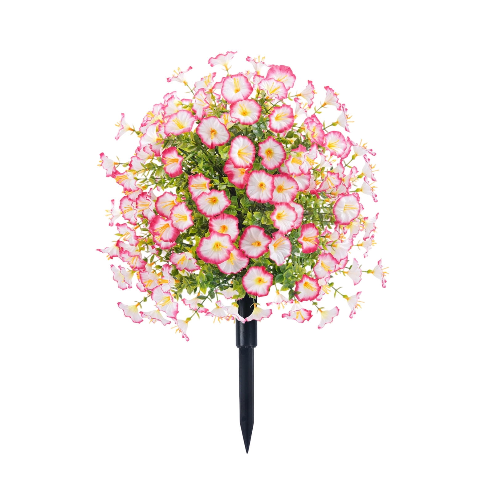 Artificial Bonsai Flower Stake Pegs 15in Realistic Garden Decor UV ...