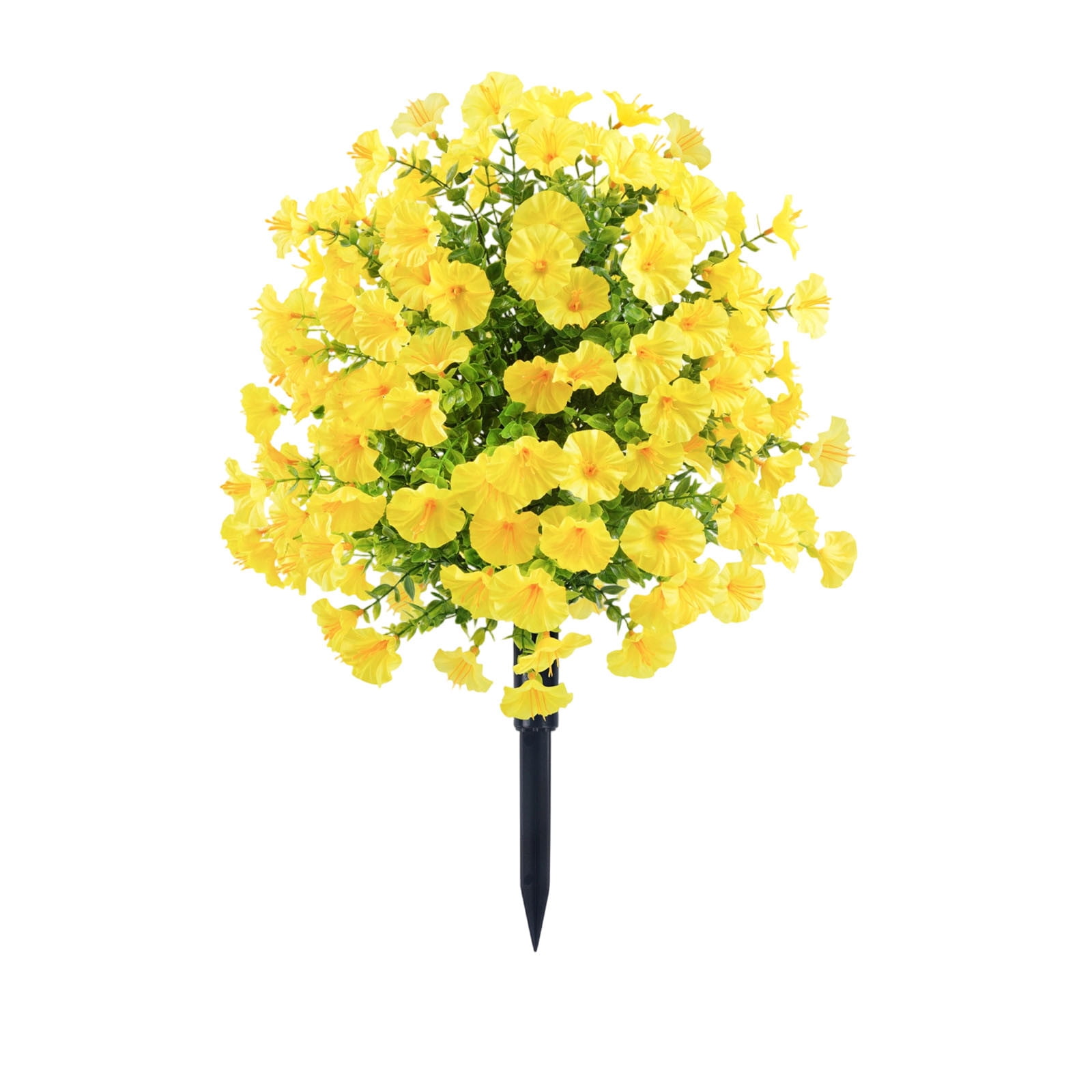 Artificial Bonsai Flower Stake Pegs Garden Decor Realistic Faux Plants ...