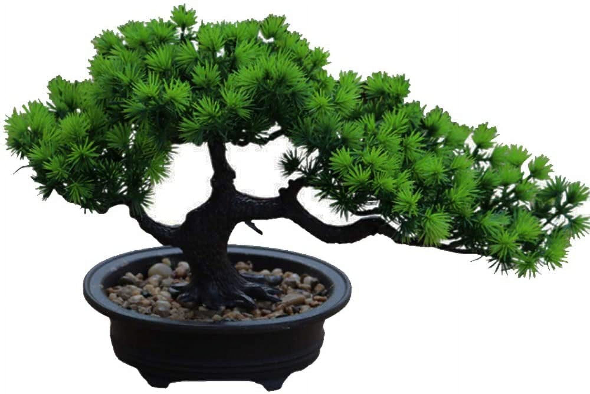 Indoor Faux Artificial Bonsai Tree, Fake Potted Plant Decoration - Walmart.com