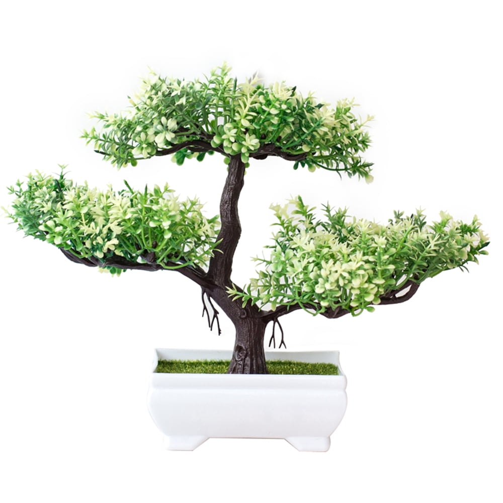Artificial Bonsai Tree - Fake Plant Decoration,Welcoming Pine Bonsai Simulation Artificial ...