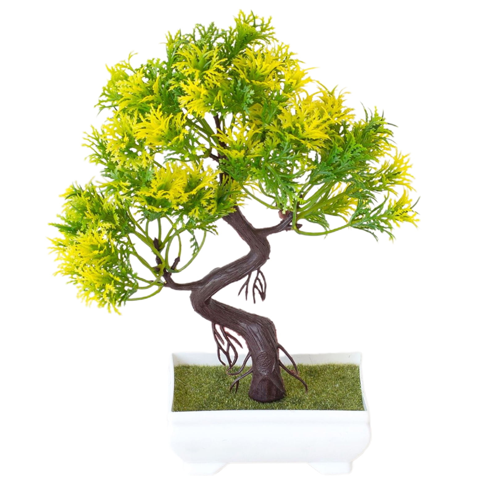 Artificial Bonsai Tree-Fake Plant in Pot Artificial Plants,Faux Bonsai ...