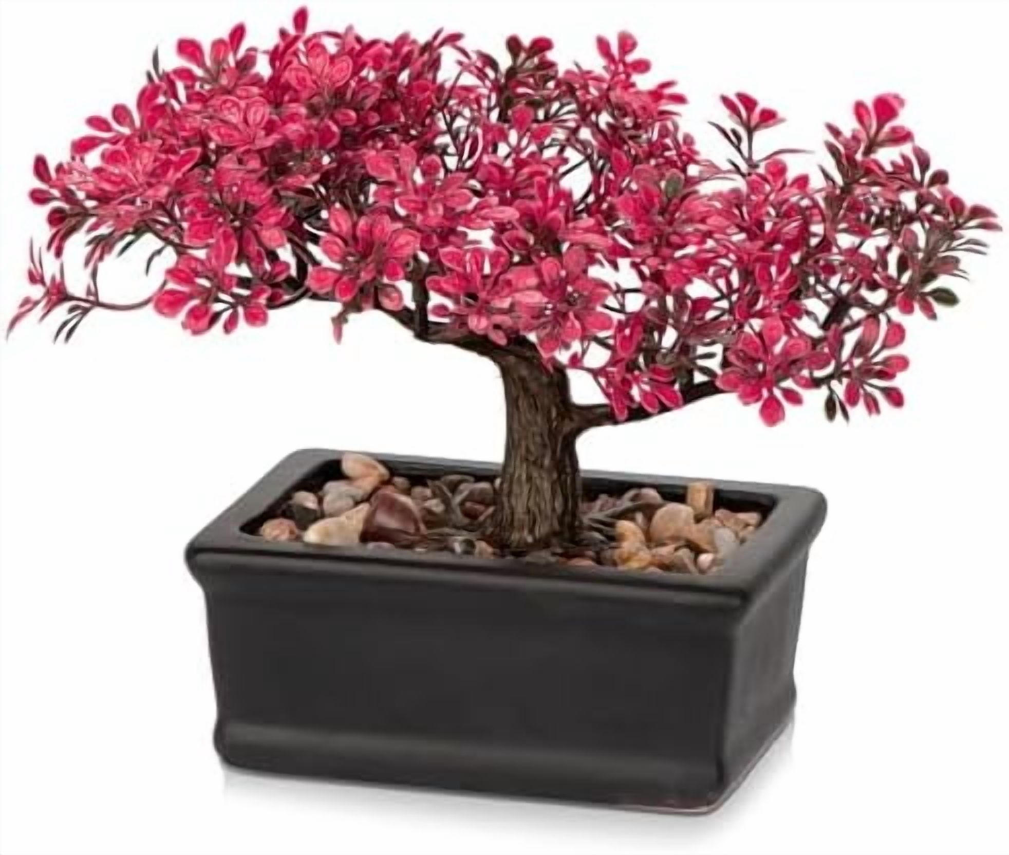 Artificial Bonsai Tree Juniper Faux Plants Indoor Fake Plants Decor ...