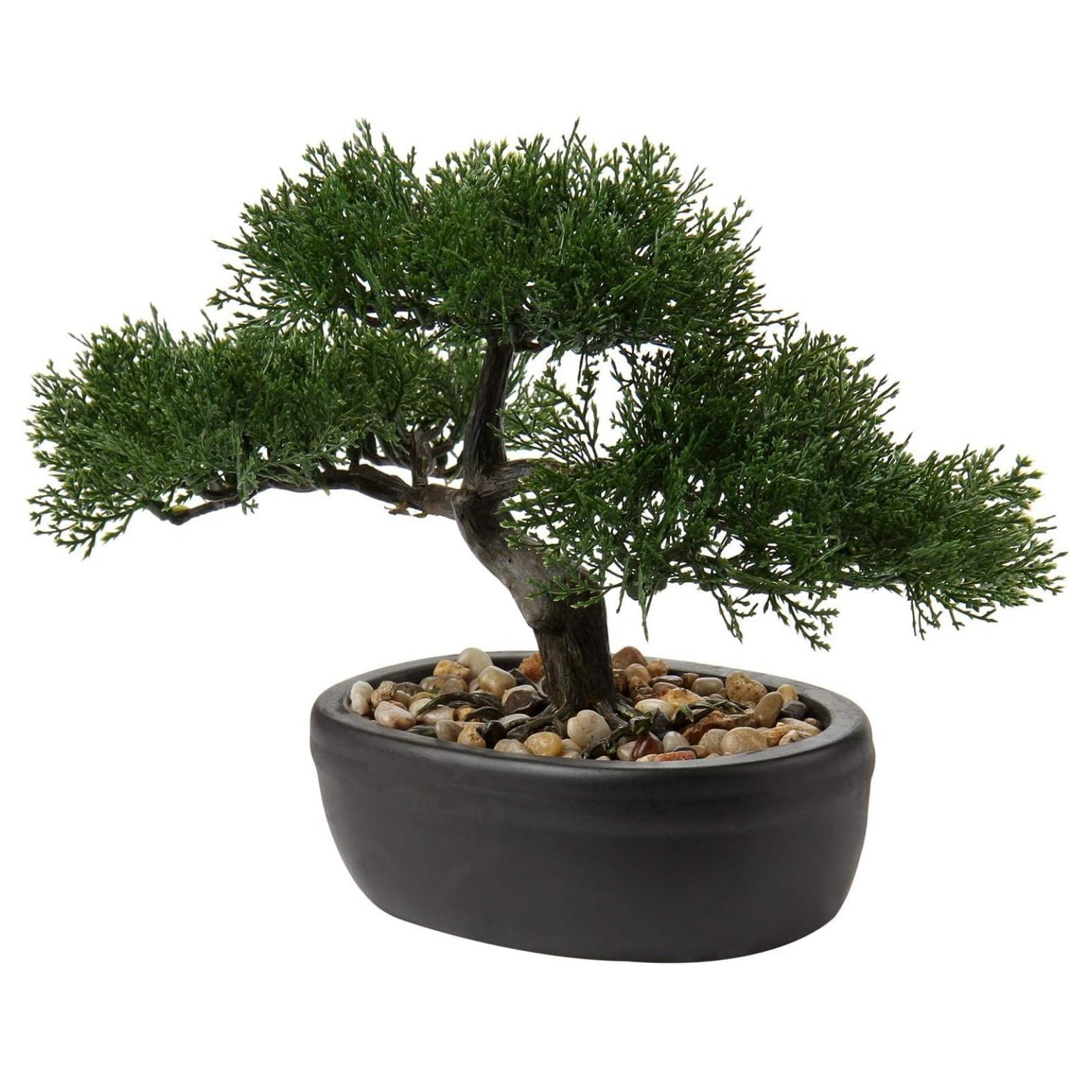 Artificial Bonsai Tree Juniper Faux Plants Indoor Small Fake Plants ...