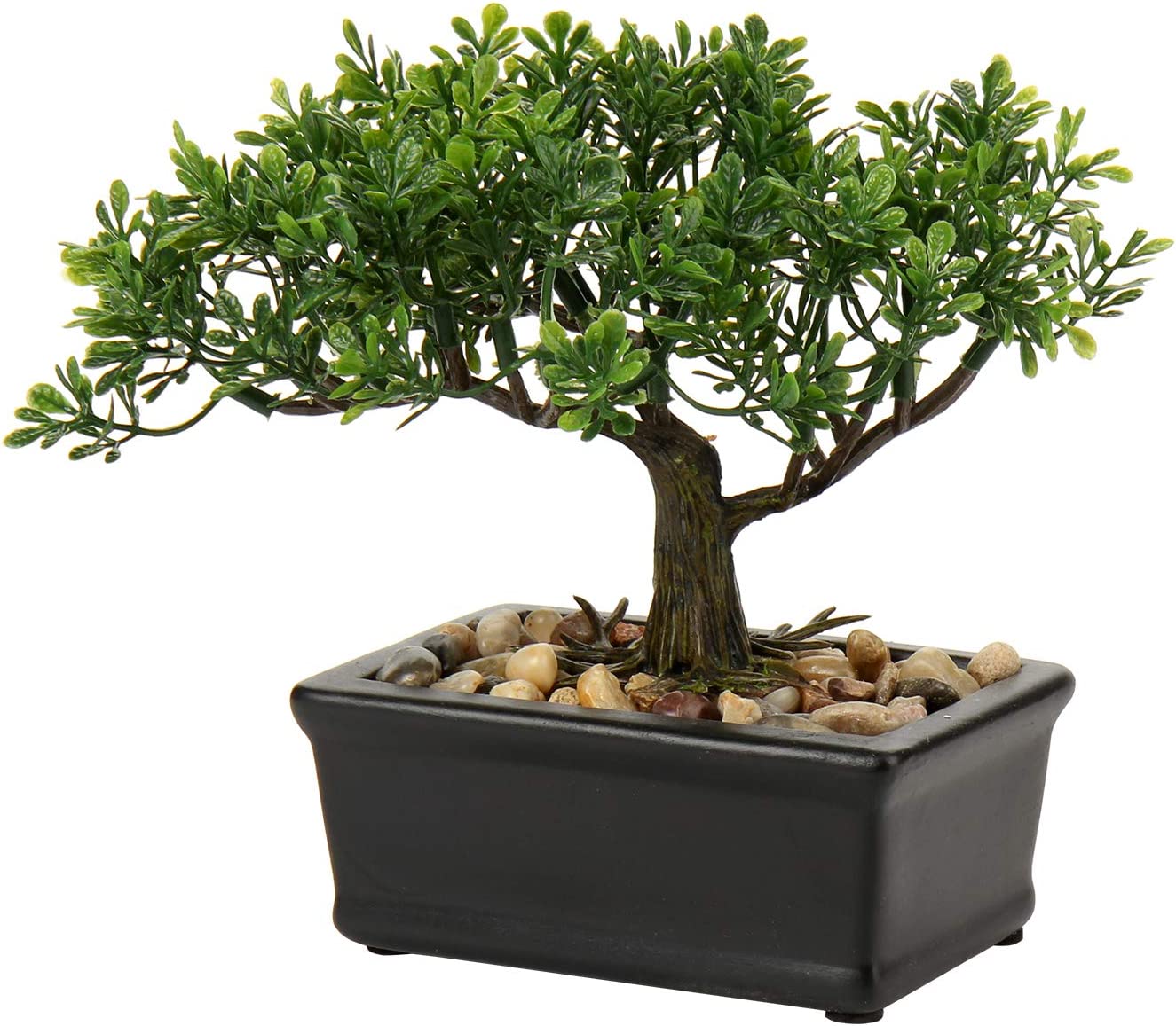 Artificial Bonsai Tree Juniper Faux Plants Indoor Small Fake Plants ...