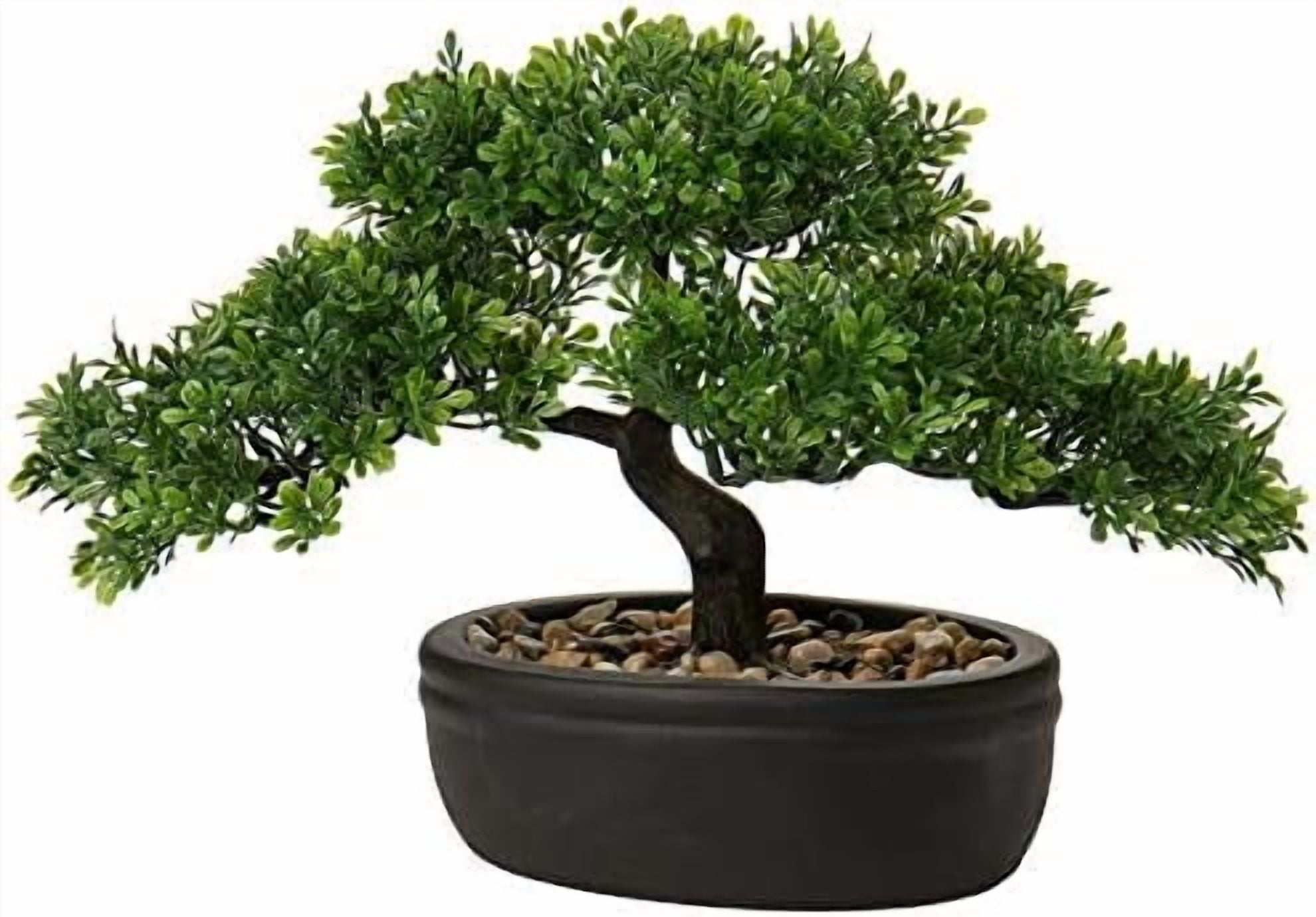Artificial Bonsai Tree Juniper Faux Plants Indoor Small Fake Plants ...