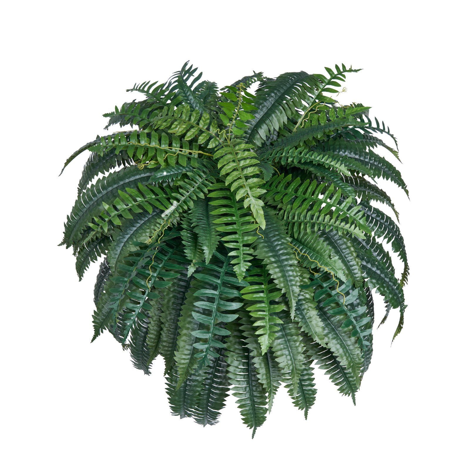 Artificial Boston Ferns Large Plastic Fern 88 Branches Indoor Outdoor ...