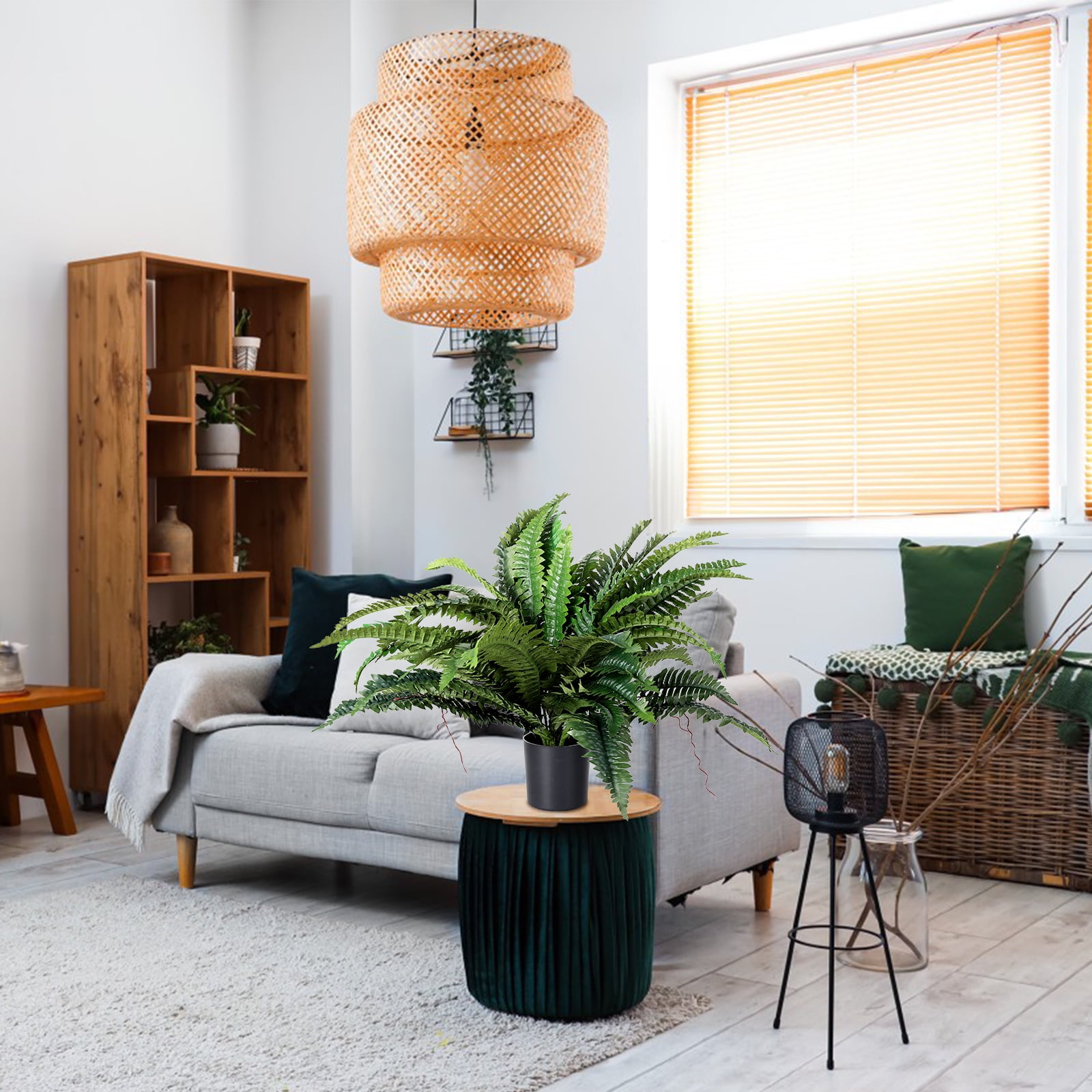 Artificial Boston Ferns for Outdoors Uv Resistant and Indoors,Realistic ...