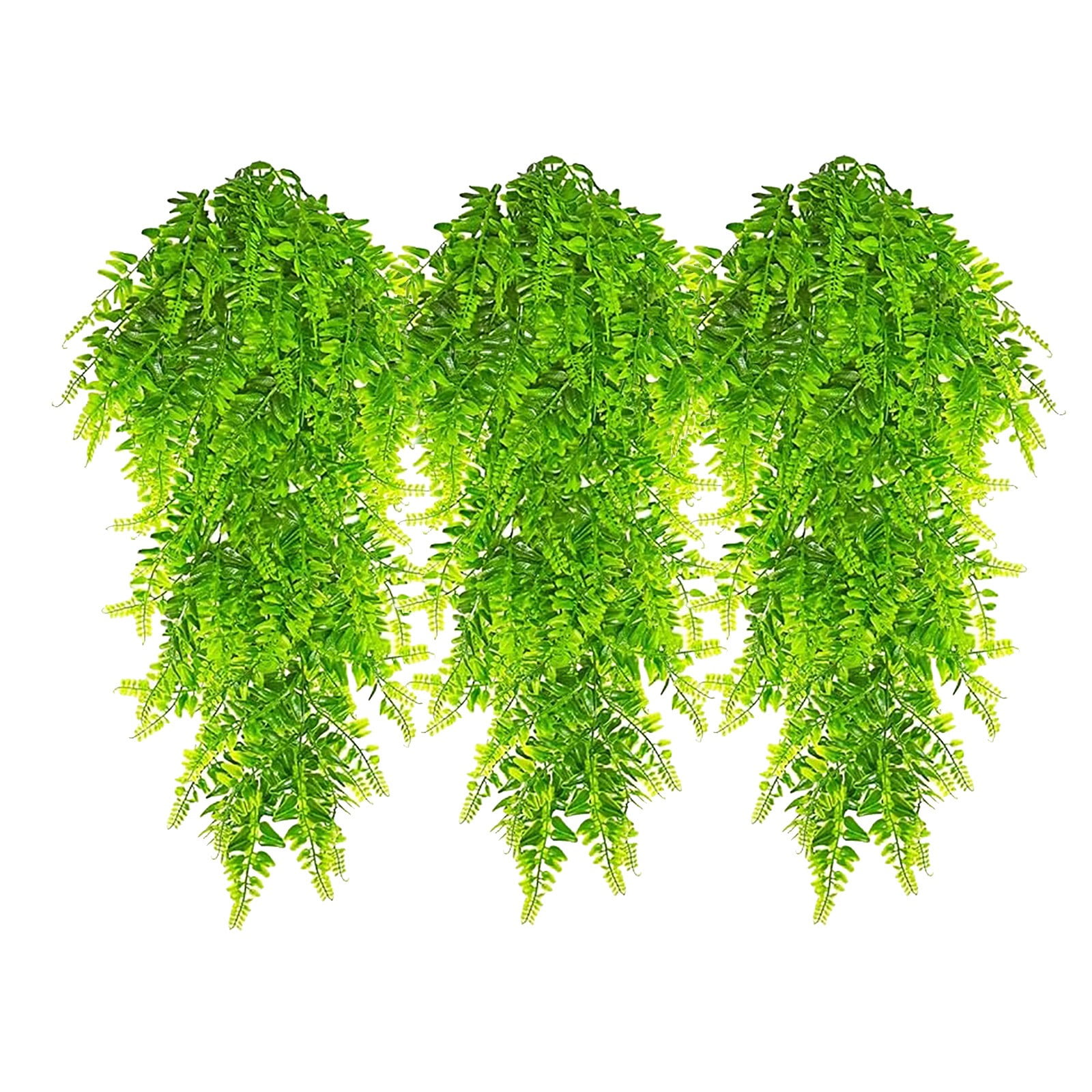 Artificial Boston Ferns Uv Resistant Under $5 Artificial Greenery with ...