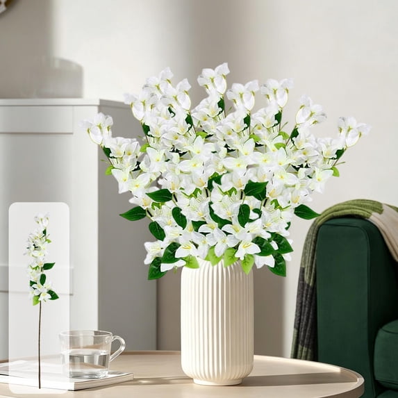 Artificial Bougainvillea, Realistic Faux Flower Spray, Bendables & No ...