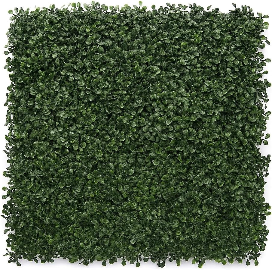 Artificial Boxwood Hedge, Faux Greenery Wall, Privacy Hedge Screen, UV ...