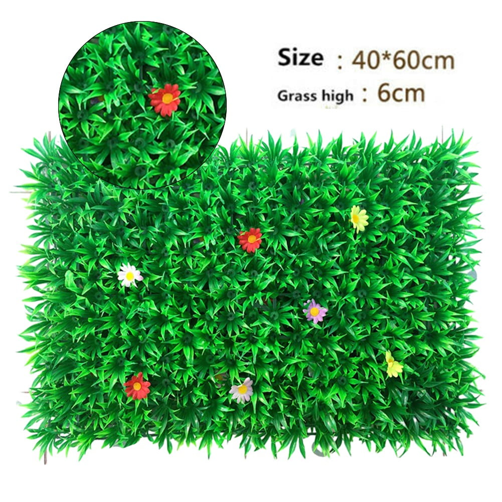 Artificial Boxwood Hedge Panel,Artificial Green Grass Square Plastic ...