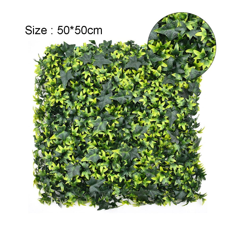 Artificial Boxwood Panel Garden Hedgerow Plant Uv Protection Artificial ...