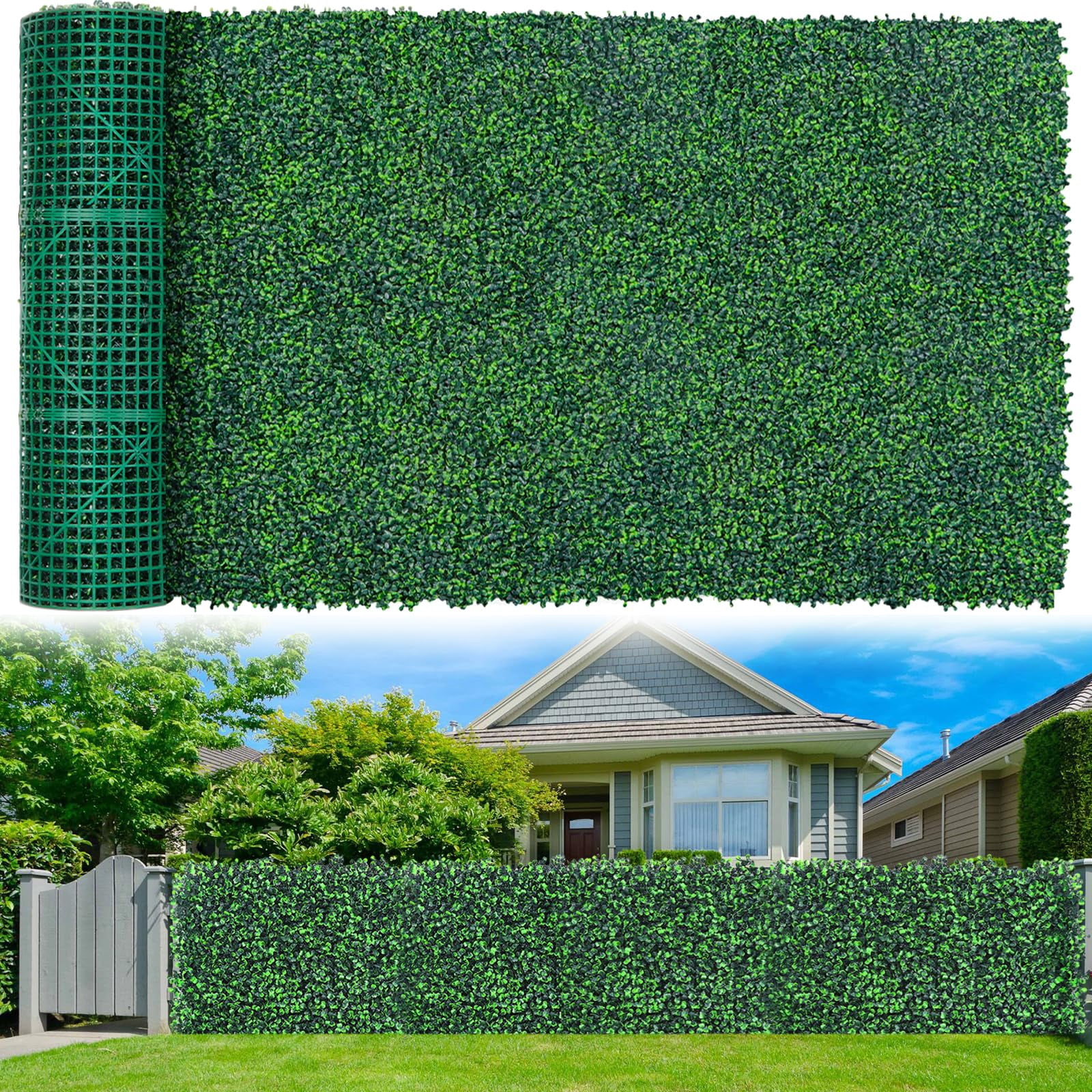 Artificial Boxwood Roll Panels 1PCS 60"x120" Indoor Outdoor Decor ...