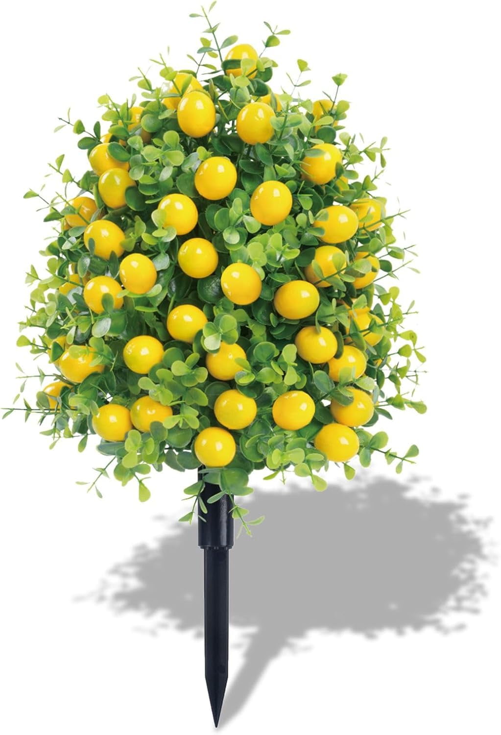 Artificial Boxwood Sunflower Topiary Tree with Ground Spike, Artificial ...