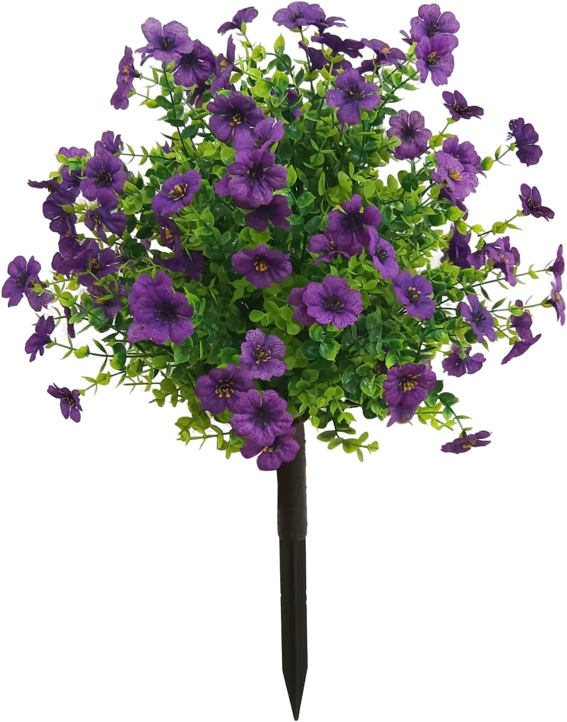 Artificial Boxwood Topiary Ball Bush with Ground Spike, UV Resistant ...