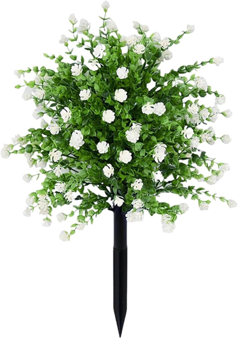 Artificial Boxwood Topiary Ball Bush with Ground Spike, UV Resistant ...