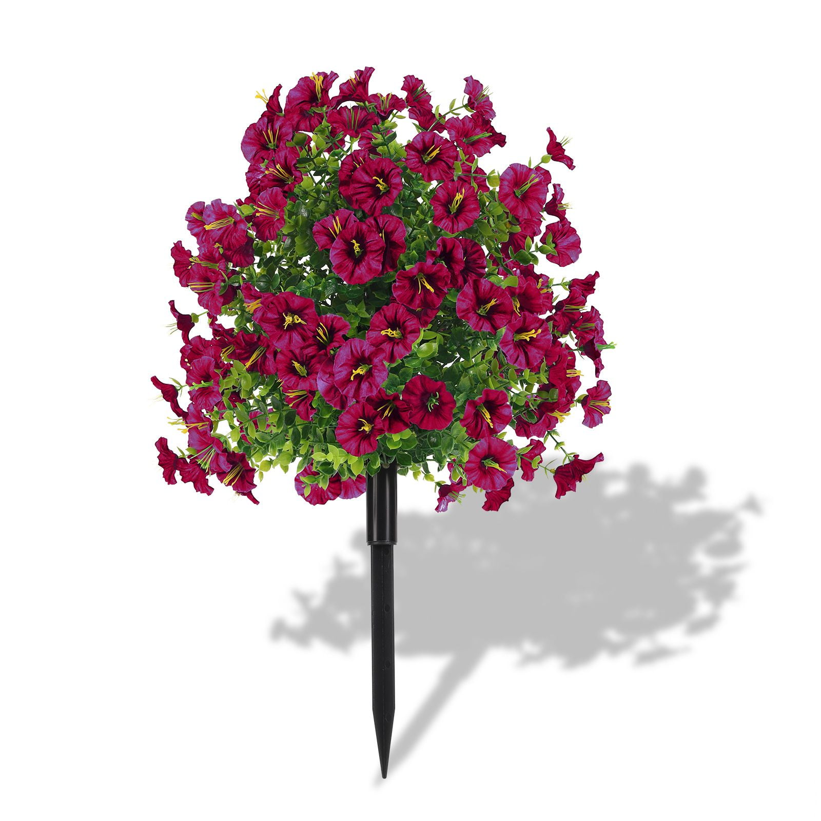 Artificial Boxwood Topiary Ball Trees with Morning Glory Flower, Faux ...