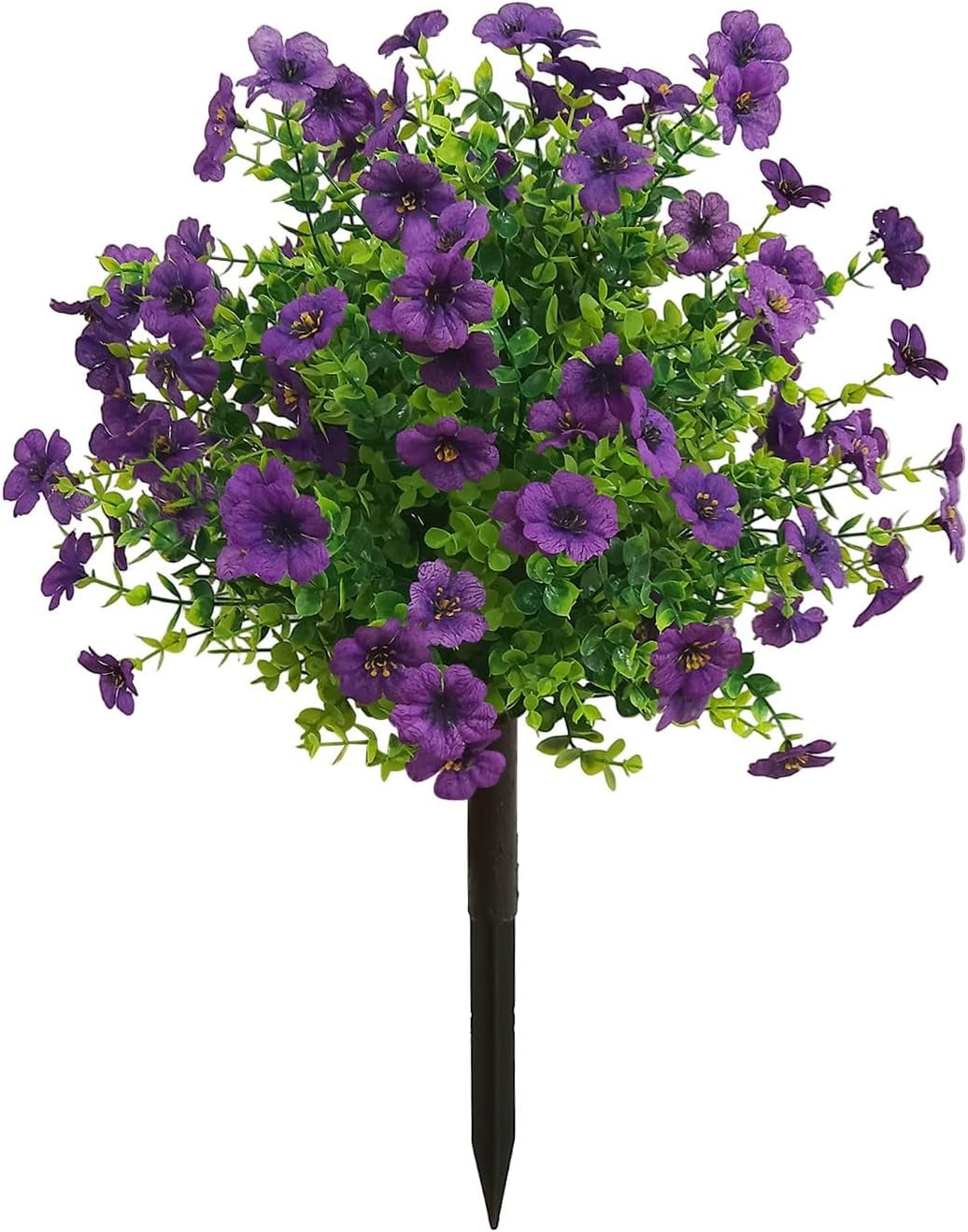 Artificial Boxwood Topiary Ball Trees with Red Flowers for Outdoor with ...