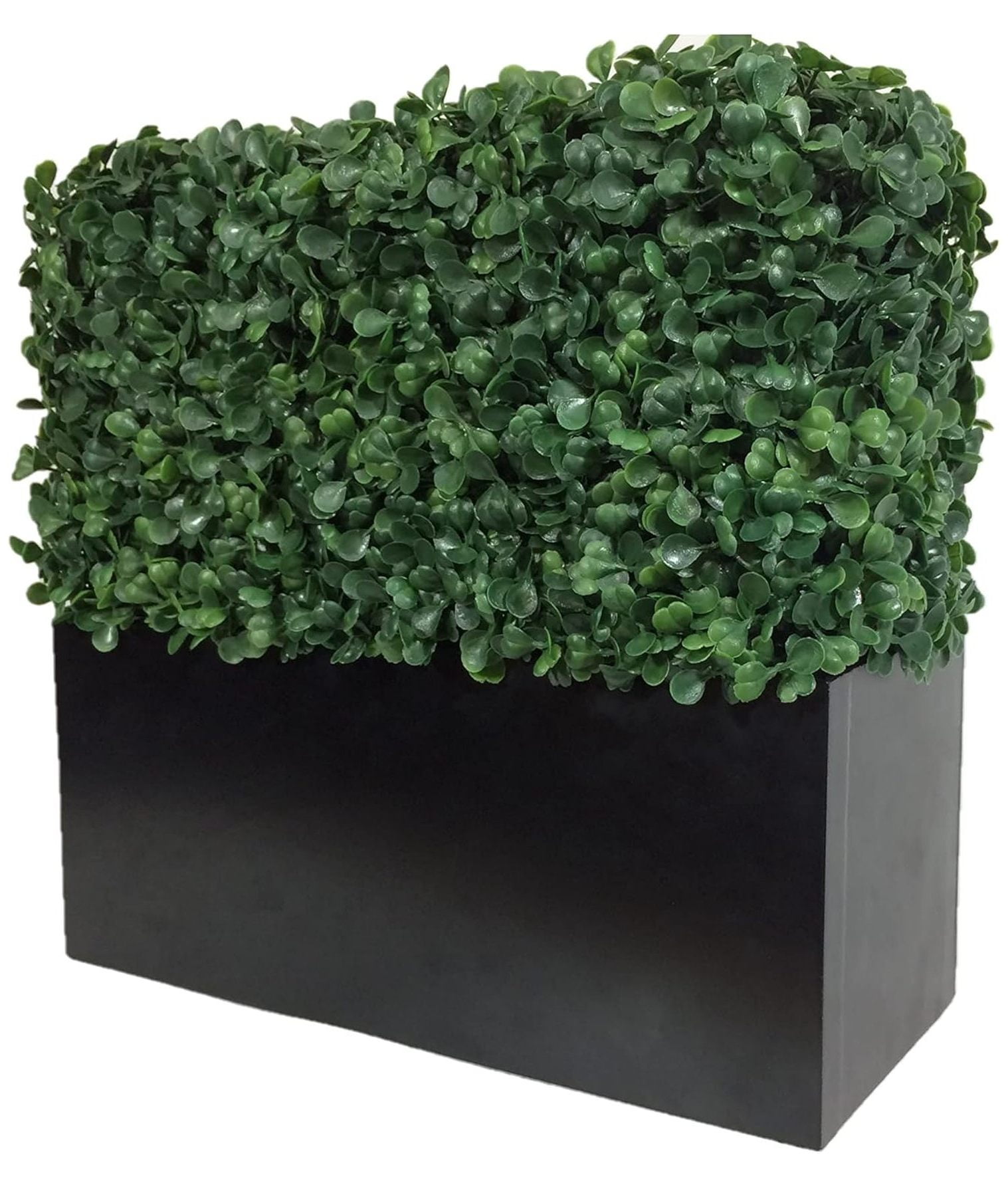 Artificial Boxwood Topiary Plant Shrub Hedge Wall Bush Indoor Planter ...