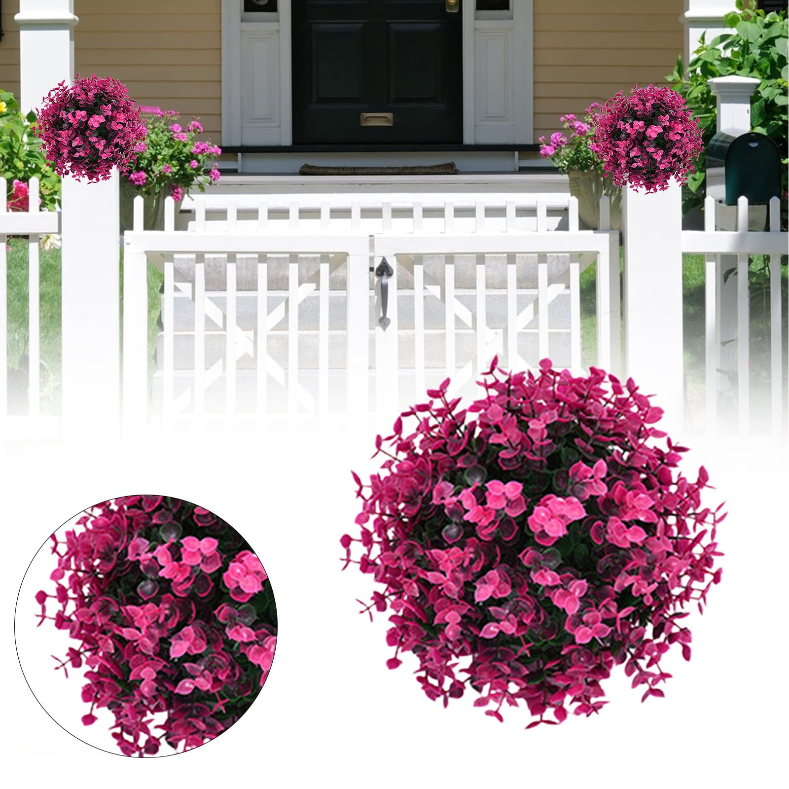 Artificial Boxwood Topiary Plants For Outdoor Walkways Boxwood Lifelike ...