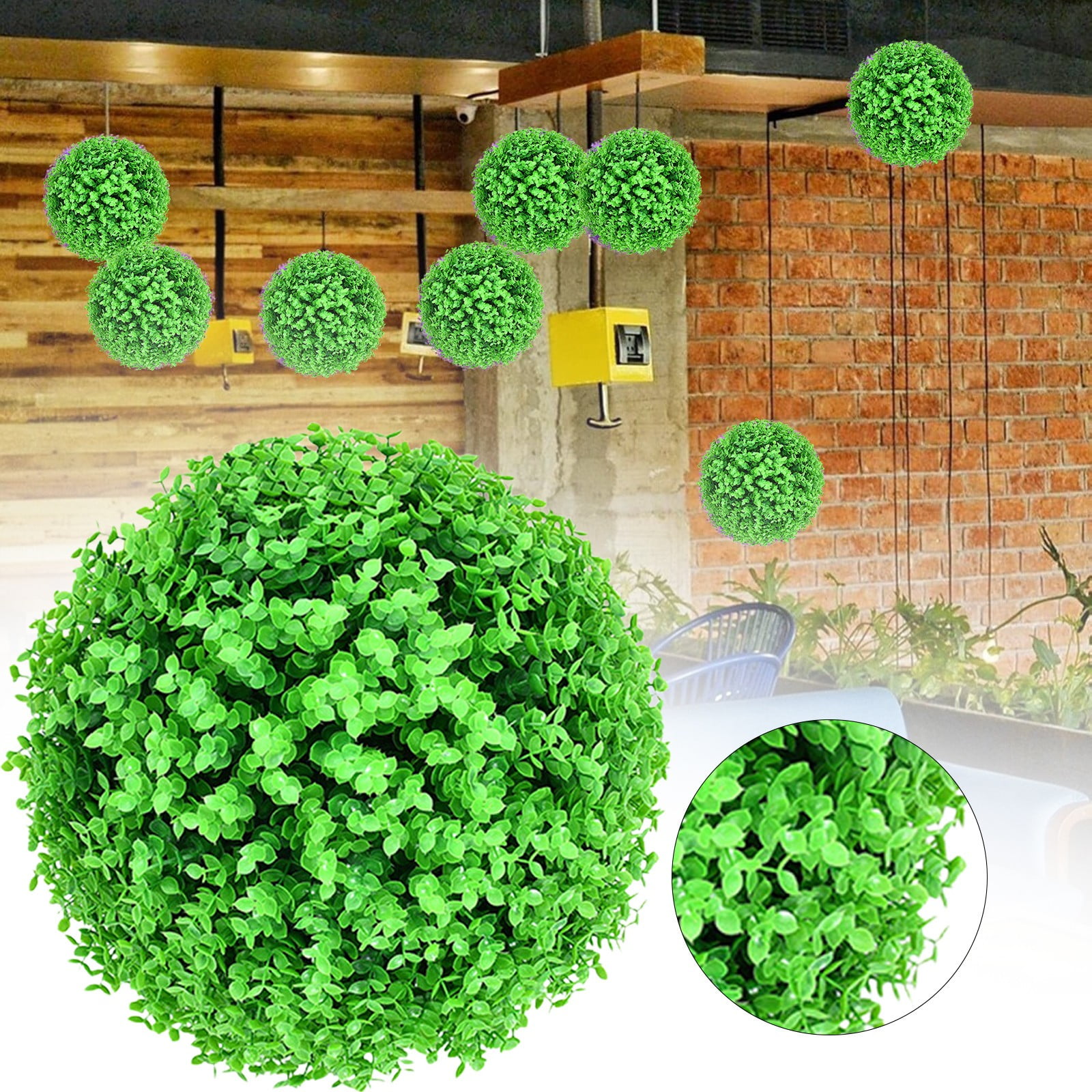 Artificial Boxwood Topiary Plants For Outdoor Walkways Boxwood Lifelike ...