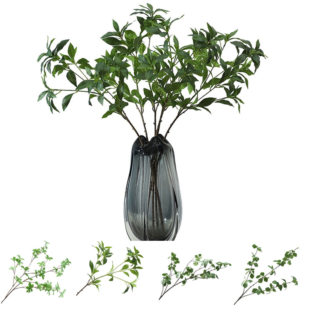 Artificial Branch Leaves Long Stems Fake Plant Branches for Floral ...