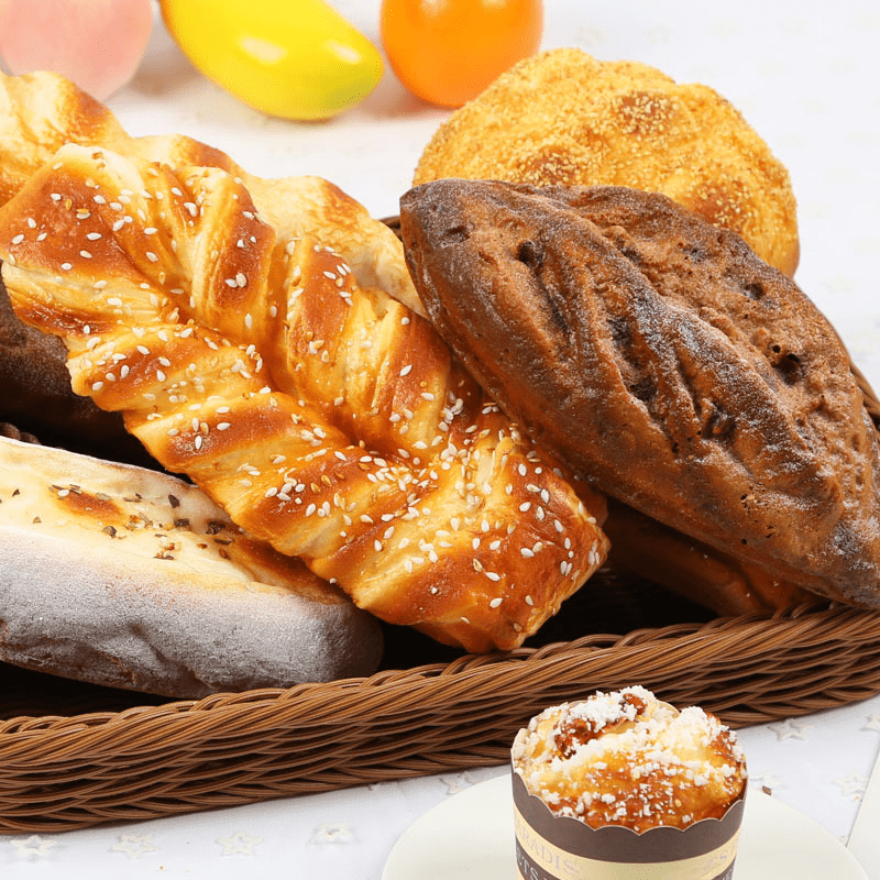 Artificial Bread Fake Food Prop, Realistic PU Simulation Cake Model for ...
