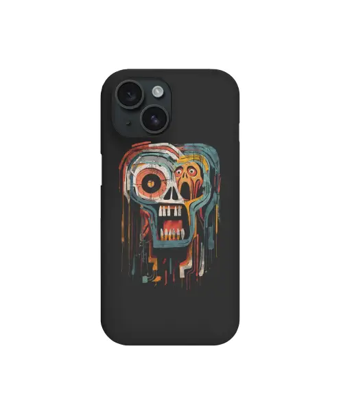 Artificial Bulo's Scream AI Horror Phone Case for iPhone 16 15 14 13 12 ...