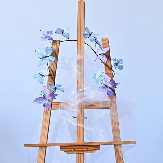 Artificial Butterfly Garland - Spring Party Decor, Housewarming Gift ...