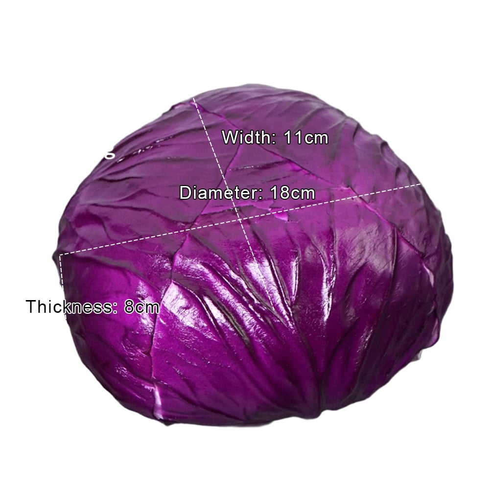 Artificial Cabbage Decorative Vegetable Model For Home & Kitchen ...