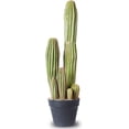 Artificial Cactus Fake Big Cactus 24 Inch Faux Cacti Plants for Home ...