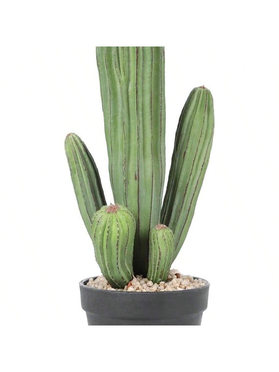 Artificial Cactus Fake Cacti 16" Faux Potted Cactus Plants For Home ...