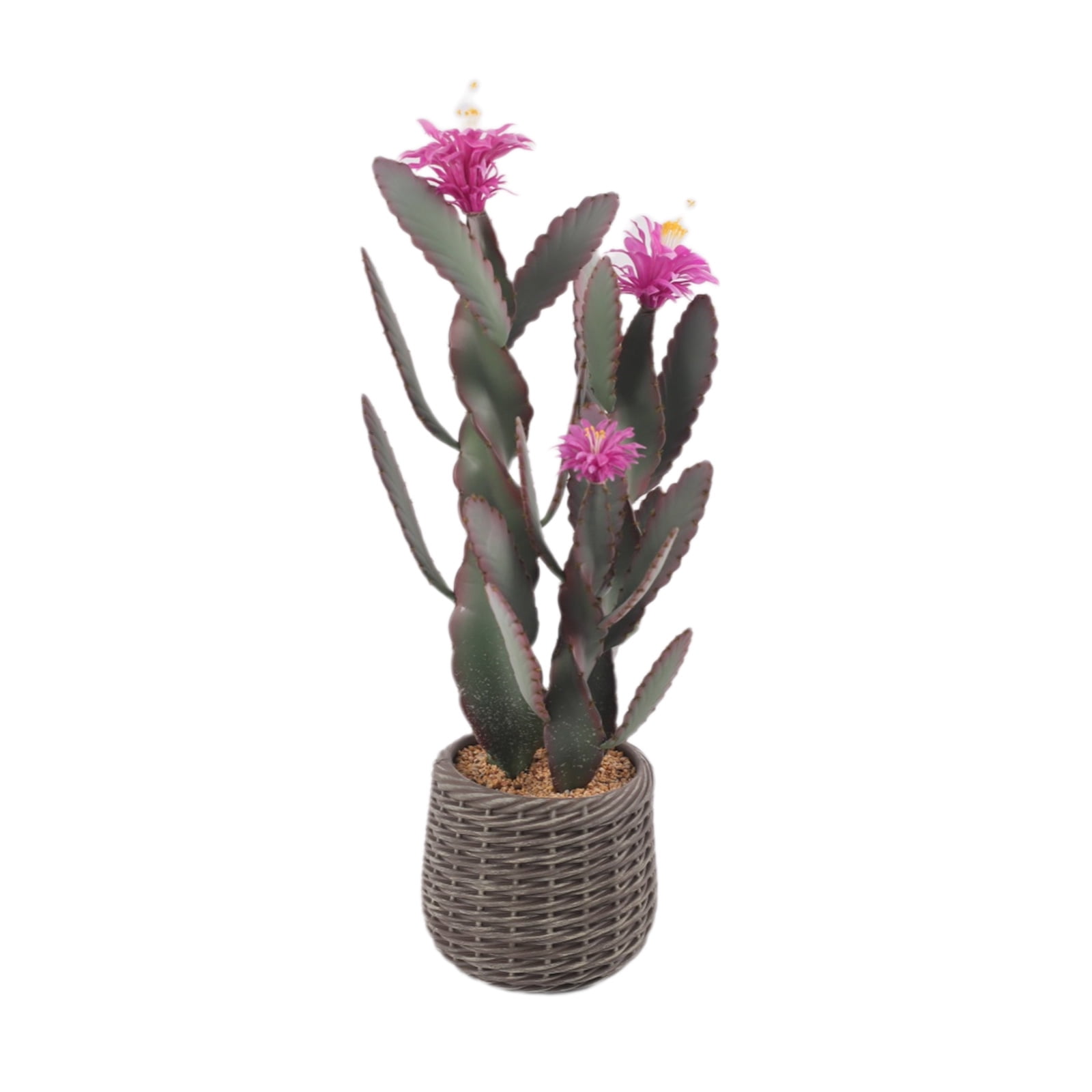 Artificial Cactus Plant,36 Inch Faux Desert Cacti Fake Cactus Potted Plant,Lifelike Fake Cactus ...
