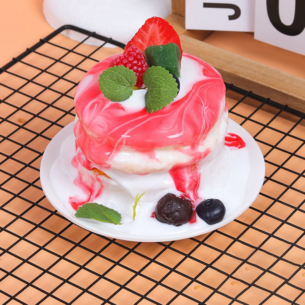 Simulation cake dessert model fake bread cake fruit snack display food ...