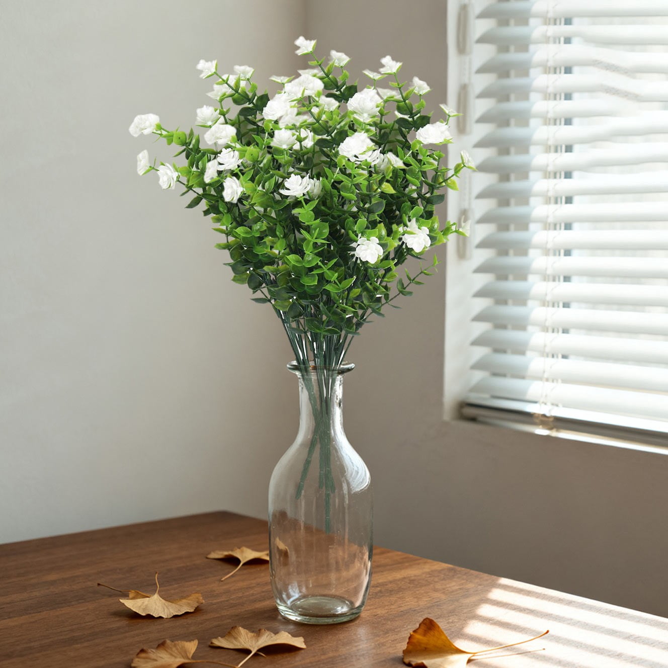 Artificial Camellia Plastic Flowers Bouquet Stems, Realistic Faux ...
