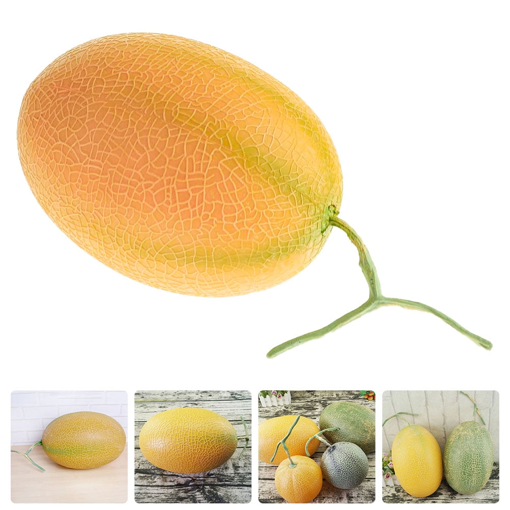 Artificial Cantaloupe Model Photo Prop Supermarket Market Display Fruit ...
