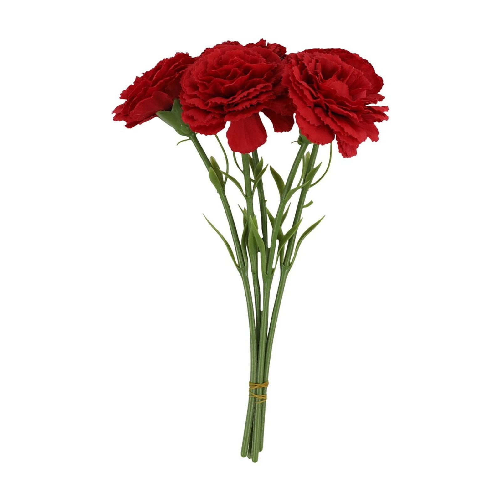 Artificial Carnations with Stable Base Vase, Ideal for Indoor And ...