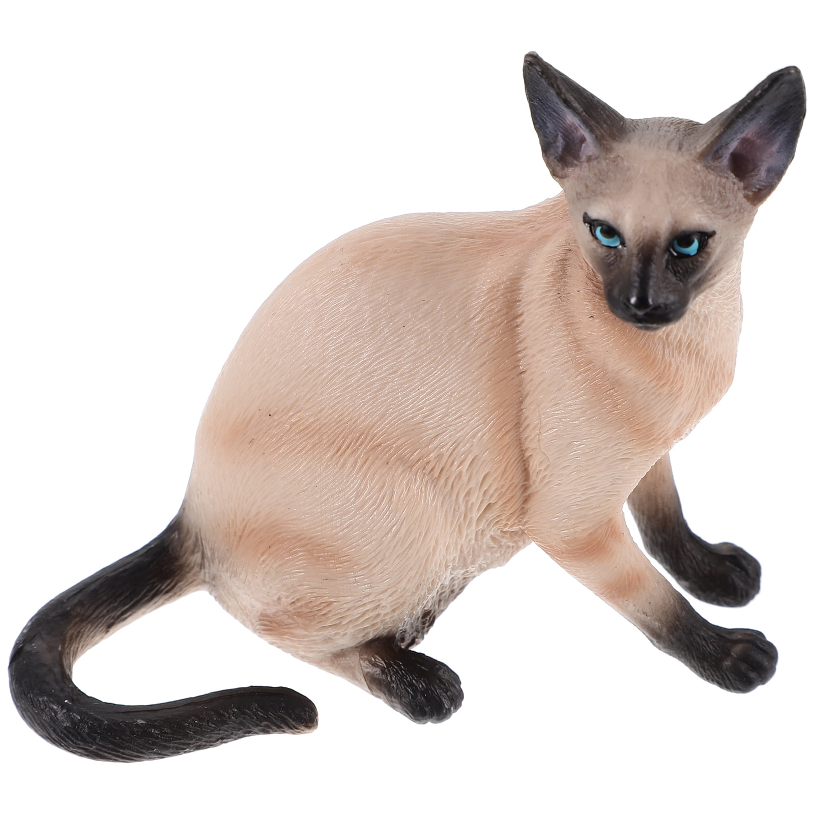 HEALEEP Cat Figure Plastic for Animal Themed Party Accessories 1Pcs 3 ...