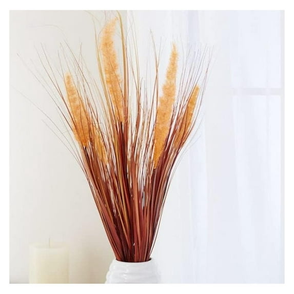 Artificial Cattail and Dried Grass Sprays for Home and Fake Plant ...