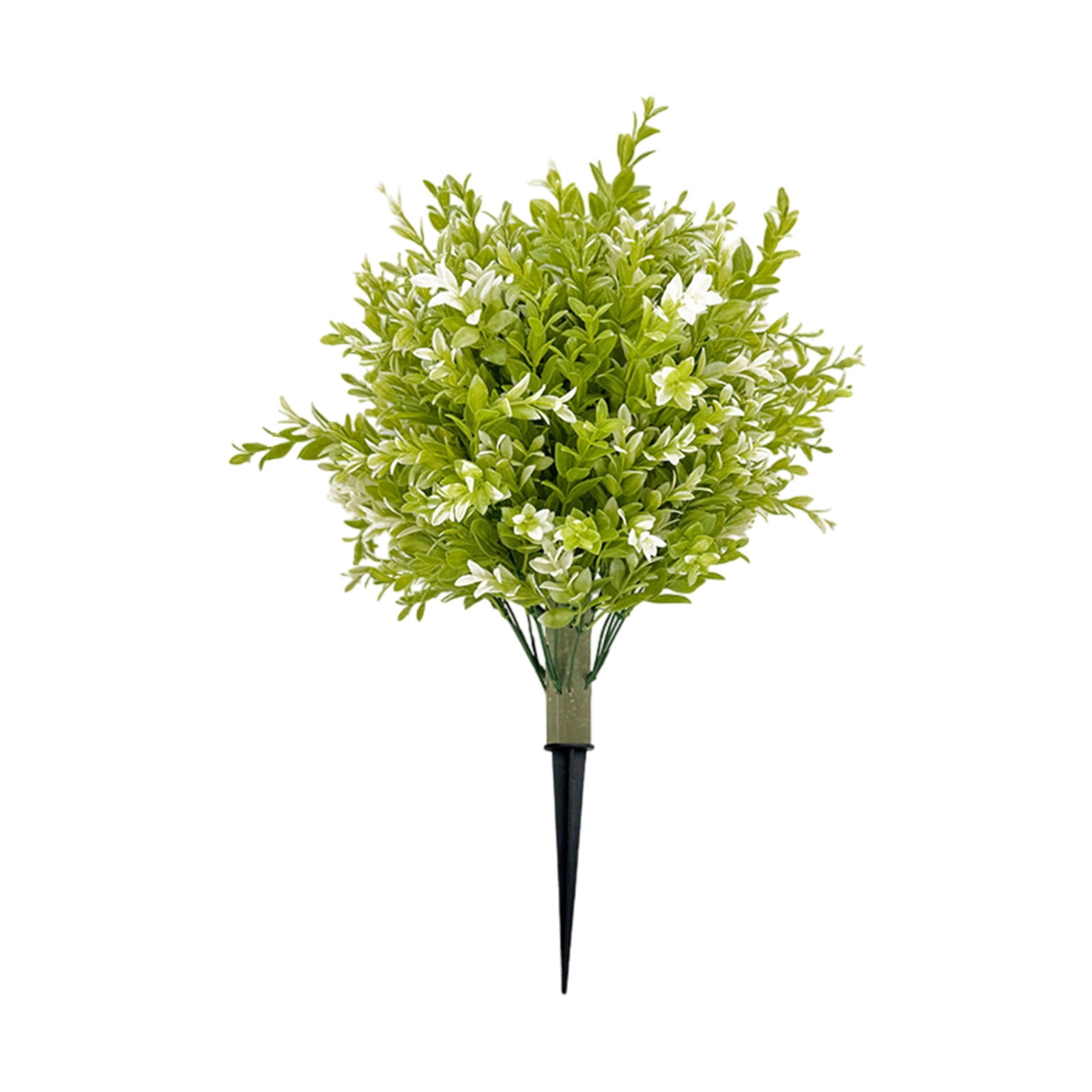 Artificial Cedar Topiary Tree, Ground Spike Faux Plant, Outdoor Shrub ...