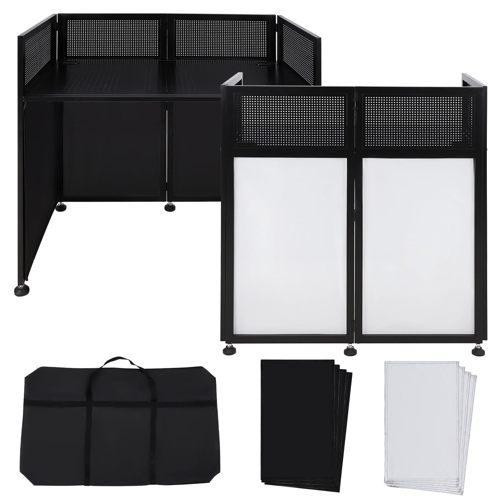 DJ Foldable Facade Portable Event Booth Panels with Travel Bag and ...