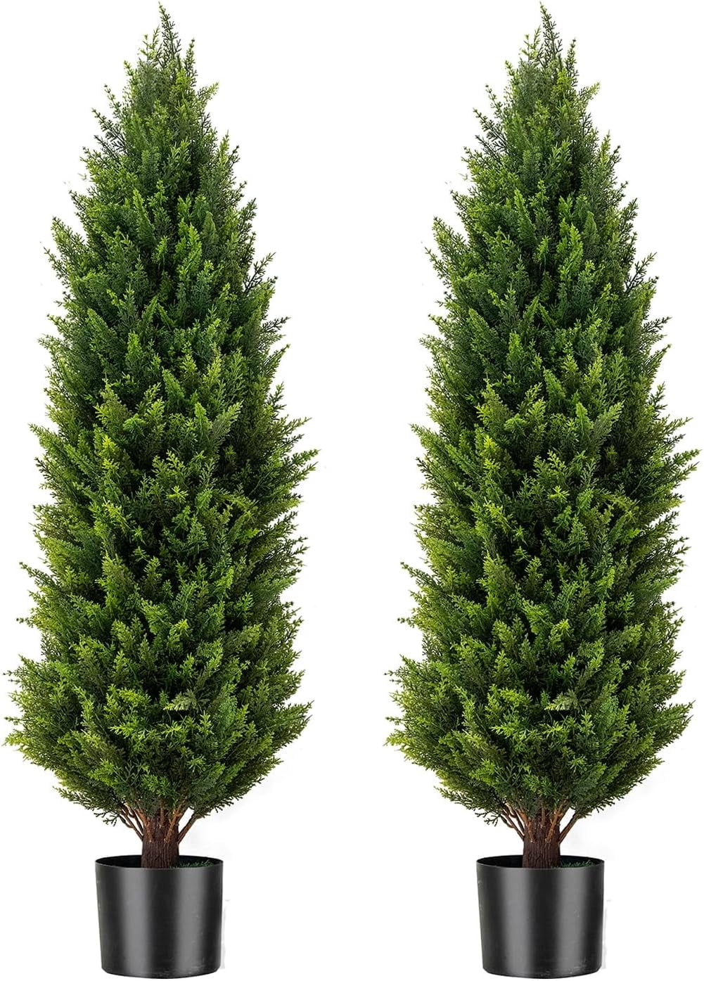 Artificial Cedar Topiary Trees for Outdoors Realistic Faux Cedar Pines ...
