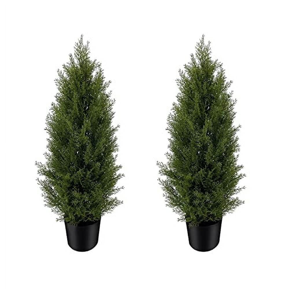 Artificial Cedar Tree 3FT Artificial Cedar Topiary Trees for Outdoors ...