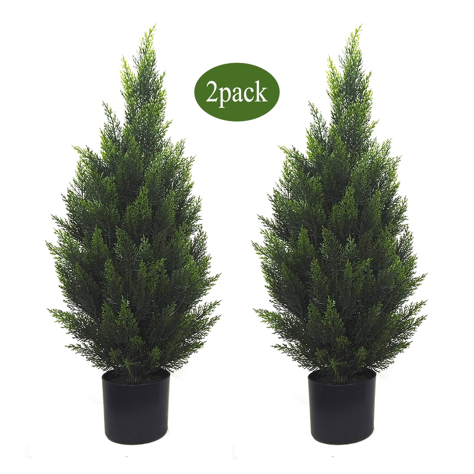 Artificial Cedar Tree 3FT Artificial Cedar Topiary Trees for Outdoors ...