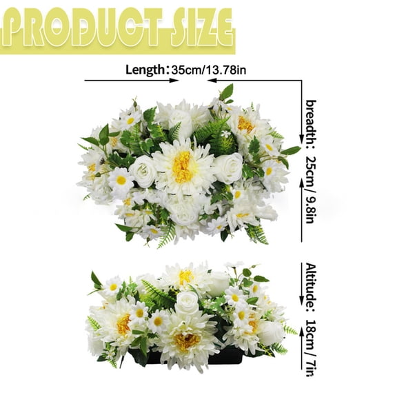 Artificial Cemetery Flowers, Clearance Under $10, Simulated Tombstone ...