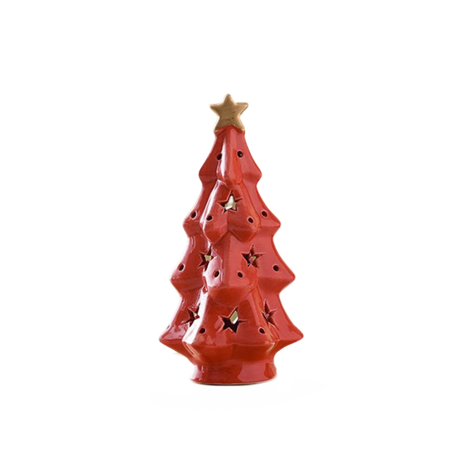 Artificial Ceramic Christmas Handicraft Ornaments With Hollow Design ...