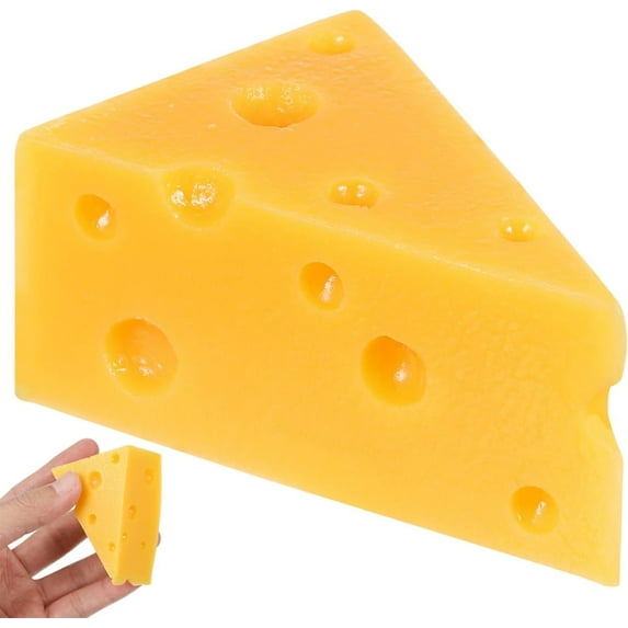 Artificial Cheese Model, Resin Faux Triangular Cheese Ornament ...