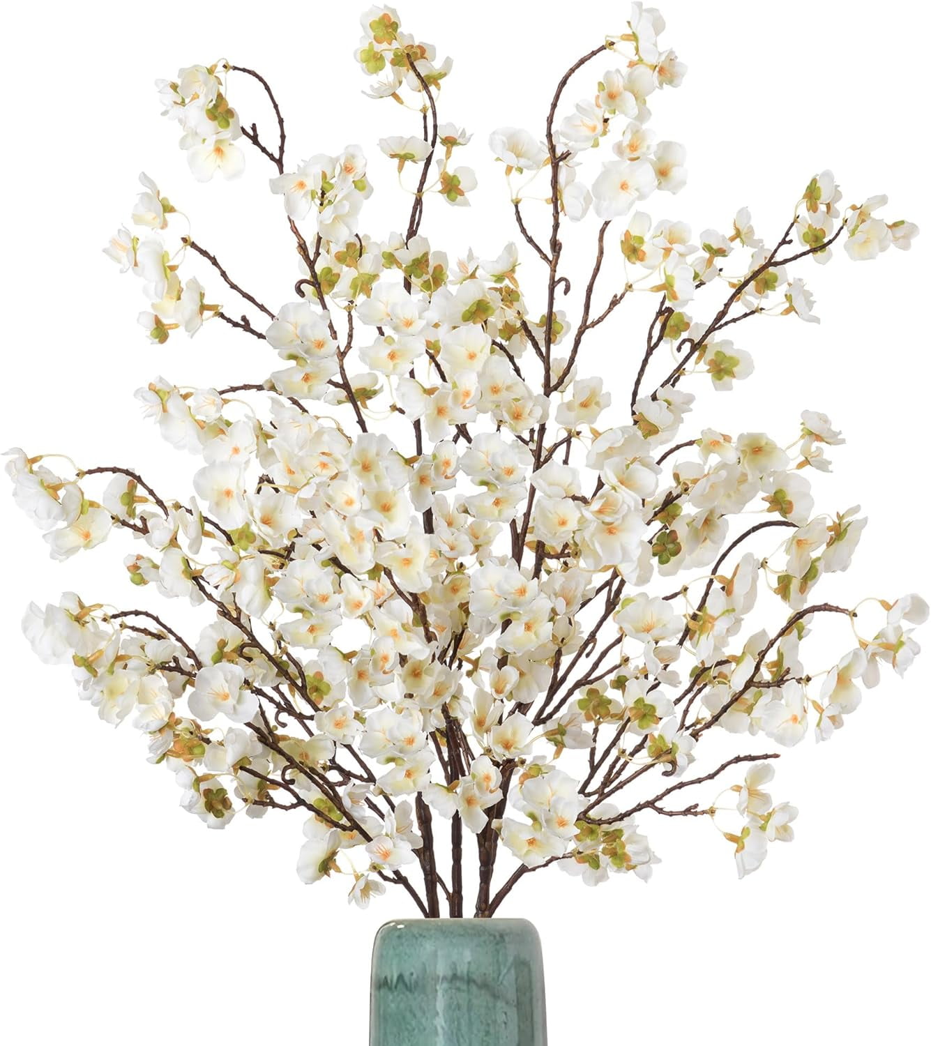 Artificial Cherry Blossom Flowers， Bulk Silk Faux Flowers Real Touch ...