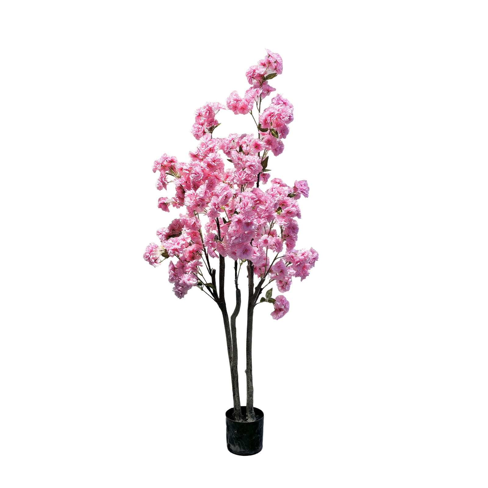 Artificial Cherry Blossom Tree,5FT/6FT Tall Fake Tree with Realistic ...